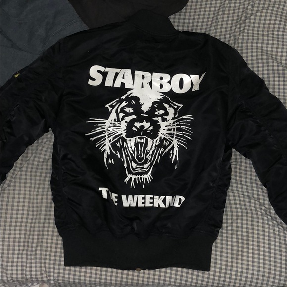 Alpha Industries | Jackets & Coats | The Weeknd Starboy Bomber Jacket ...